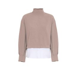Anou Anou Sweatshirt Damen Gr&ouml;&szlig;e XS mauve / wei&szlig;