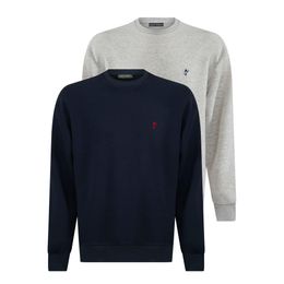 Jacey Quinn Sweatshirt Herren Gr&ouml;&szlig;e XL navy / grau / rot