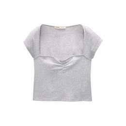 Pull&Bear Pull&bear T-Shirt Damen Gr&ouml;&szlig;e S hellgrau