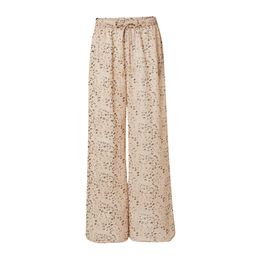 Nasty Gal Hose 'Georgette' Damen Gr&ouml;&szlig;e 44 dunkelbraun / gold / greige