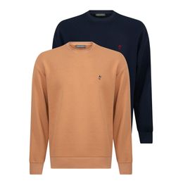 Jacey Quinn Sweatshirt Herren Gr&ouml;&szlig;e XL camel / navy