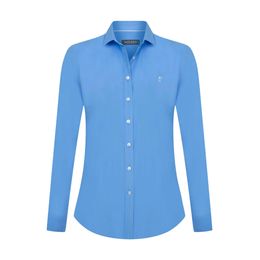 Jacey Quinn Bluse Damen Gr&ouml;&szlig;e L blau / wei&szlig;