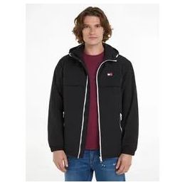 Outdoorjacke Tommy Jeans "TJM PADDED SOLID CHICAGO EXT" Gr. L, schwarz Herren Jacken mit Logoprägung