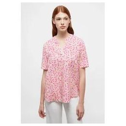 Longbluse Eterna "LOOSE FIT" Gr. 40, rosa (magnolia), Damen, 38% Leinen, 62% Lyocell, Blusen