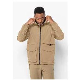 Outdoorjacke Jack Wolfskin "LIGHTSOME WANDER JKT M" Gr. XXL (58), beige (sand, storm) Herren Jacken