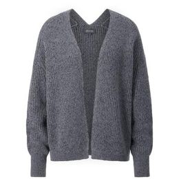 Seldom Damen-Strickjacke Rippe S Anthrazit