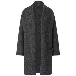 Les Racines du Ciel Damen-Langstrickjacke M Anthrazit