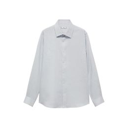 Mango Man Button Up Shirt 'Parrot' male Blue size XL