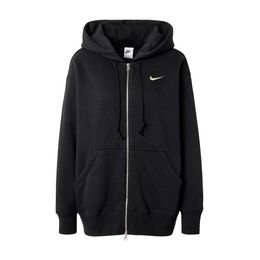 Nike Sportswear Sweatjacke 'Phoenix Fleece' Damen Gr&ouml;&szlig;e XXL schwarz / wei&szlig;