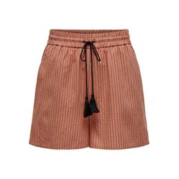 Only Shorts Damen Gr&ouml;&szlig;e 34 beige / rostrot / schwarz