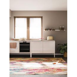 benuta Nest Kurzflor Teppich Casa Multicolor 120x170 cm - Moderner Kurzflor-Teppich für Wohnzimmer