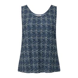 s.Oliver Shirt Damen Größe XXL dunkelblau / gelb / weiß