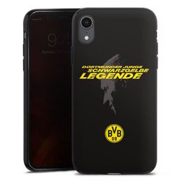 DeinDesign iPhone Xr Handy Silikon H&uuml;lle Case schwarz Handyh&uuml;lle Borussia Dortmund Bvb Marco Reus