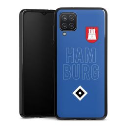 DeinDesign Galaxy A12 Handy Silikon H&uuml;lle Case schwarz Handyh&uuml;lle Hamburger Sv Hamburg Official Licensed Product