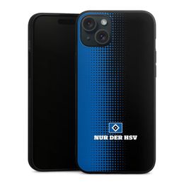 DeinDesign iPhone 15 Plus Handy Premium Silikon H&uuml;lle Handyh&uuml;lle schwarz Case Logo Official Licensed Product Hsv Silikon Premium Case