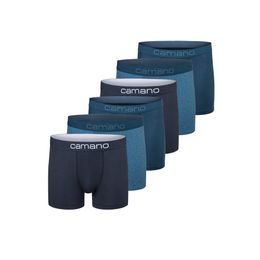 Camano Boxershorts Herren Größe XXL marine / dunkelblau / blaumeliert