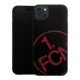 DeinDesign iPhone 15 Plus Handy Premium Silikon H&uuml;lle Handyh&uuml;lle schwarz Case Texture Merchandise 1. Fcn Silikon Premium Case