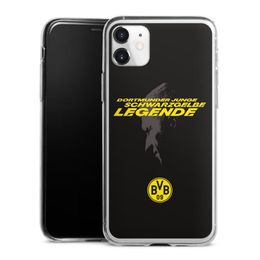 DeinDesign iPhone 11 Handy Slim Case Silikon Handyh&uuml;lle transparent H&uuml;lle extra d&uuml;nn Borussia Dortmund Bvb Marco Reus Silikon Slim Case