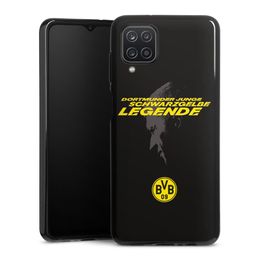 DeinDesign Galaxy A12 Handy Silikon H&uuml;lle Case schwarz Handyh&uuml;lle Borussia Dortmund Marco Reus Bvb