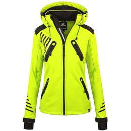 Rock Creek Outdoorjacke Damen Größe XL neongelb / schwarz