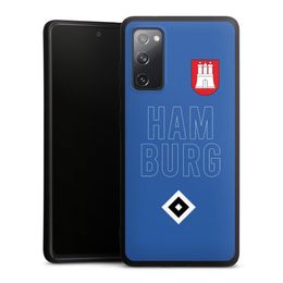 DeinDesign Galaxy S20 FE Handy Premium Silikon H&uuml;lle Handyh&uuml;lle schwarz Case Hamburger Sv Hamburg Official Licensed Product Silikon Premium Case