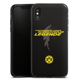 DeinDesign iPhone X Handy Silikon H&uuml;lle Case schwarz Handyh&uuml;lle Borussia Dortmund Bvb Marco Reus