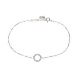 JuwelmaLux Armband Armband 925/000 Sterling Silber Zirkonia JL51-03-0041 20 cm (kein Set, 1-tlg., kein Set), silberfarben