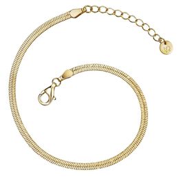 Glanzstücke München Glanzstücke München Silberarmband gelbgold, aus Sterling Silber