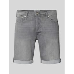 Jack & Jones Regular Fit Jeansshorts im 5-Pocket-Design Modell 'RICK'