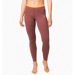 Odlo Funktionstights BL BOTTOM long NATURAL PERFORM SPICED APPLE MELANGE - L, M