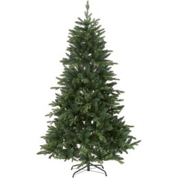 Eglo Künstlicher Weihnachtsbaum Bergen, naturgetreuer Deko Tannenbaum für Innen, Kunstbaum wie echt, Christbaum zum Stecken, 180 cm