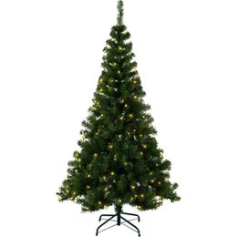 Eglo Christmas - eglo künstlicher Weihnachtsbaum 180 cm für innen und außen, naturgetreuer Tannenbaum mit LED-Beleuchtung warmweiß, Kunstbaum echt