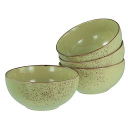 Creatable Nature Collection, 4-teiliges Geschirrset, Buddha Bowl aus Steinzeug