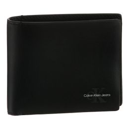 Calvin Klein Jeans Geldbörse MONOGRAM SOFT BIFOLD W/COIN, schwarz