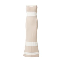 millane Kleid Damen Größe 40 creme / dunkelbeige Winterkleid