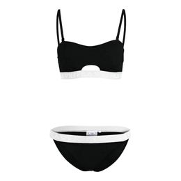 Fila Bikini 'SANMING' Damen Gr&ouml;&szlig;e L schwarz / wei&szlig;