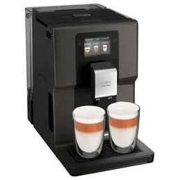 Krups Kaffeevollautomat "EA872B Intuition Preference" Kaffeevollautomaten 3,5"-Farb-Touchscreen, intuitive farbige Lichtanzeigen grau (grafit/schwarz)