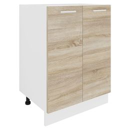 Vcm Küchenschrank Breite 60 cm Drehtüren Unterschrank Küche Küchenmöbel Esilo