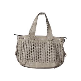 Abro Damen Handtasche, grau, Gr.