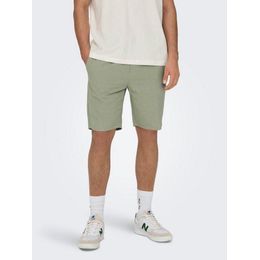 Only & Sons ONLY & SONS Chinoshorts Leichte Stoff Shorts Bermuda Hose ONSLINUS 5058 in Grün