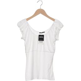 comma, Comma Damen T-Shirt, weiß, Gr. 34