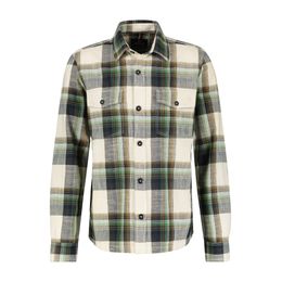 Lerros Button Up Shirt male size 5XL Ecru / Light grey