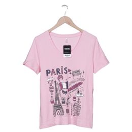 sheego Damen T-Shirt, pink, Gr. 40