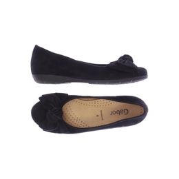 Gabor Damen Ballerinas, schwarz, Gr. 4