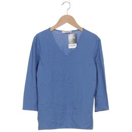 Lana naturalwear Damen Langarmshirt, blau, Gr. 36