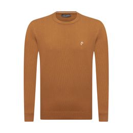 Jacey Quinn Pullover Herren Gr&ouml;&szlig;e L braun / wei&szlig;