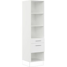 Seitenschrank IMPULS KÜCHEN ""Valencia", Breite/Höhe: 50/190,7 cm, mit Soft-Close" Schränke Gr. B/H/T: 50 cm x 190,7 cm x 57,6 cm, weiß Seitenschränke vormontiert, mit Schubkasten, Auszug, verstellbaren Fachböden