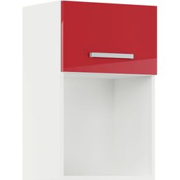 Klapphängeschrank IMPULS KÜCHEN ""Turin", Breite/Höhe: 45/72,3 cm" Schränke Gr. B/H/T: 45cm x 72,3cm x 34,5cm, Rot Hochglanz, rot (rot hochglanz) vormontiert, mit Klapptür und offener Nische