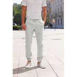 Jogger Pants John Devin "Jogg Pants" Gr. S (44/46), N-Gr, grau (hellgrau) Herren Hosen aus elastischer Baumwoll-Qualität