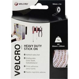 VEL-EC60242 Klettband zum Aufkleben Haft- und Flauschteil, extrastark (l x b) 1000 mm x 50 m - Velcro